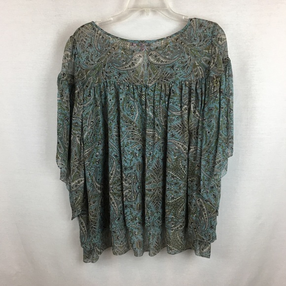 Calypso St. Barth | Tops | Calypso St Barth Tonea Silk Paisley Boho ...